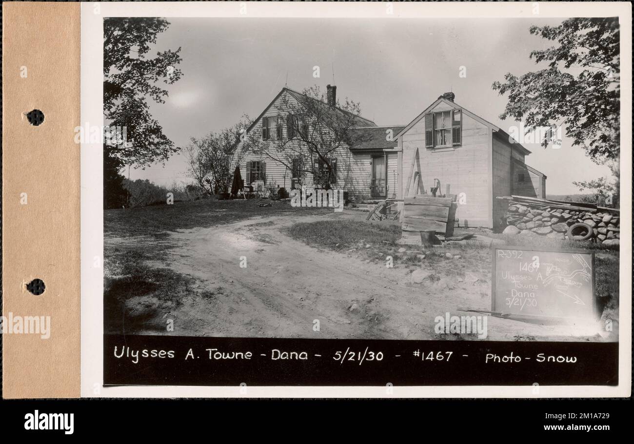 Ulysses A. Towne, house (homeplace), Dana, Mass., May 21, 1930 : Parcel ...