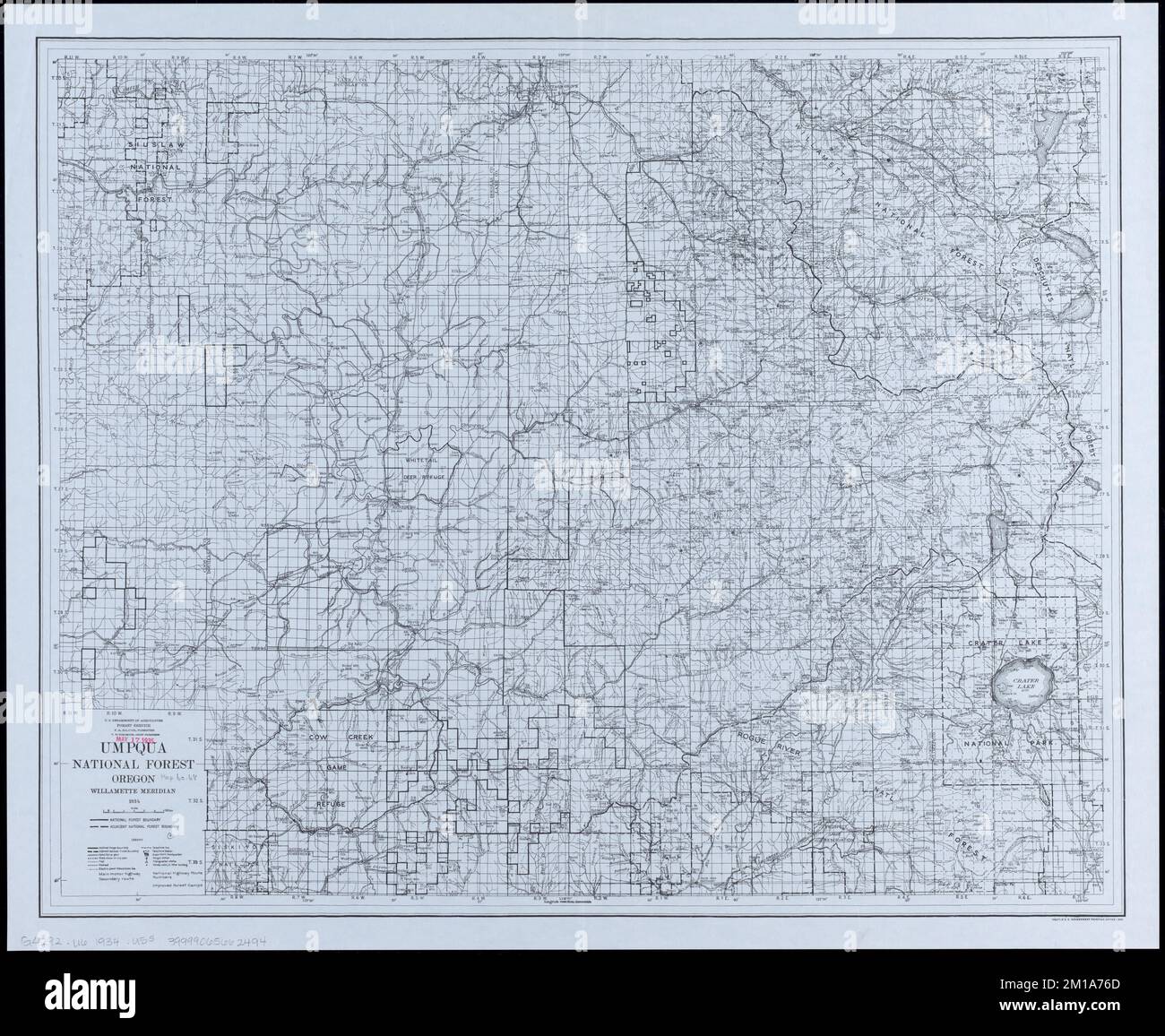 Umpqua National Forest, Oregon , Umpqua National Forest Or., Maps ...