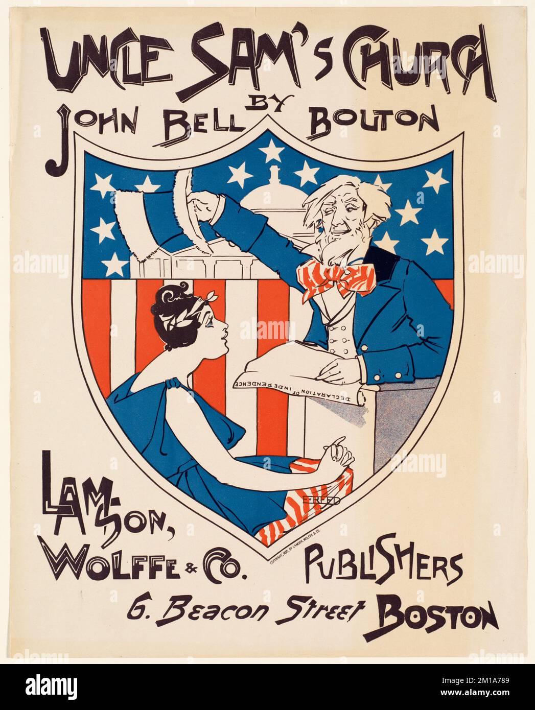 Uncle Sam's church by John Bell Bouton , Fictitious characters, Books ...