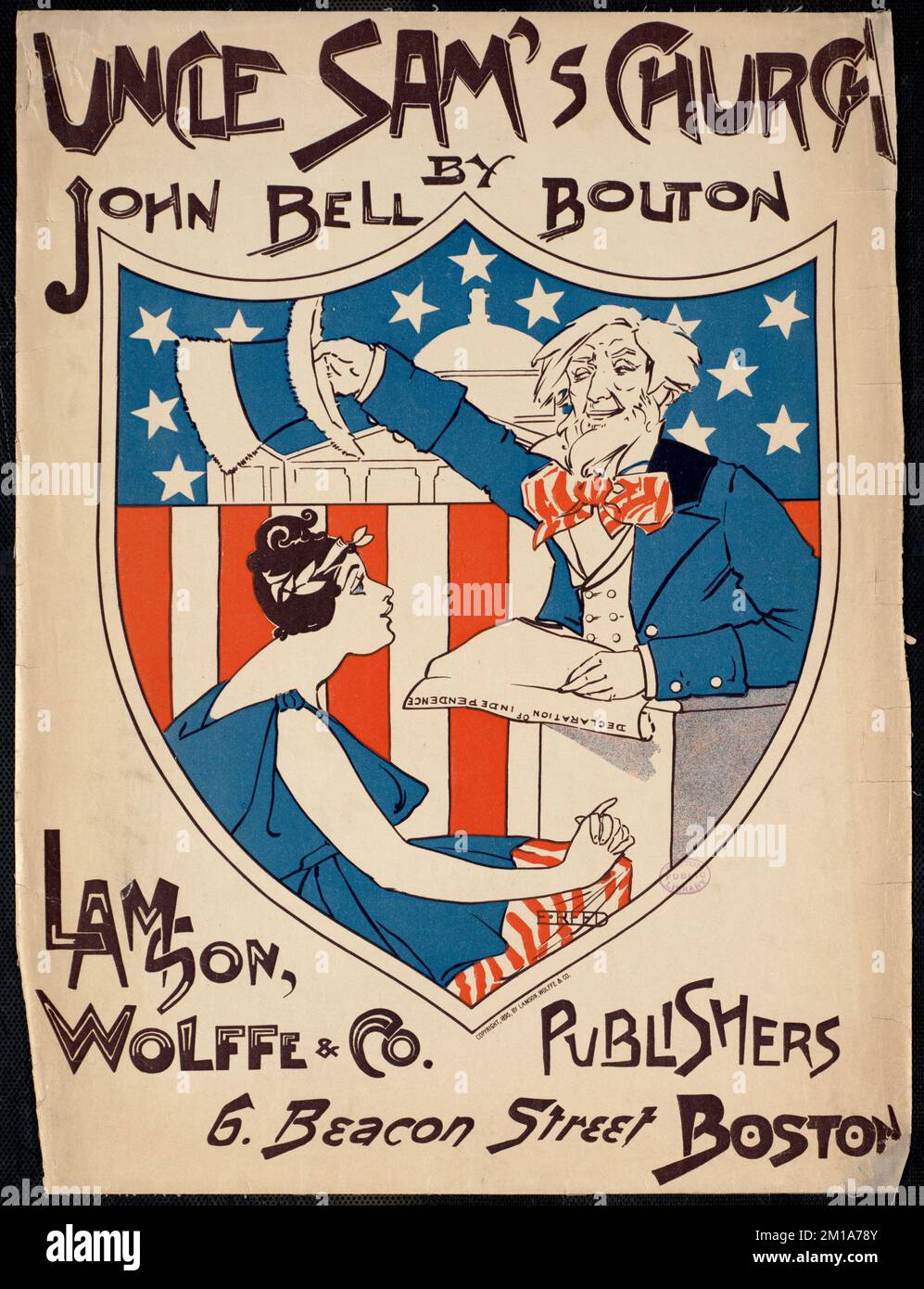 Uncle Sam's church by John Bell Bouton , Fictitious characters, Books ...