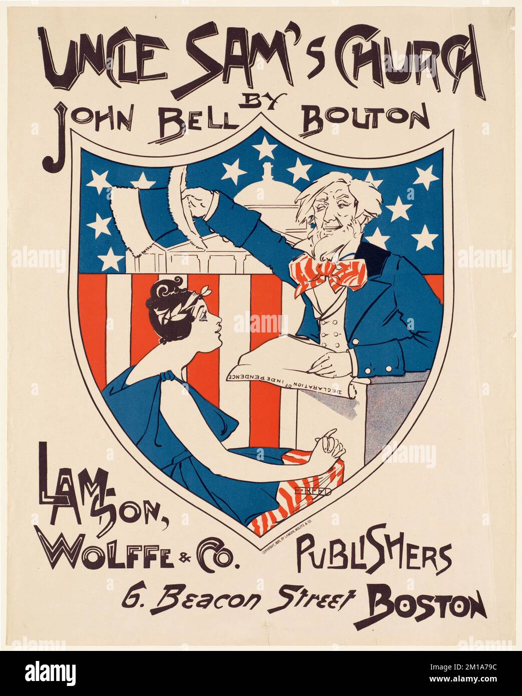 Uncle Sam's church by John Bell Bouton , Fictitious characters, Books ...