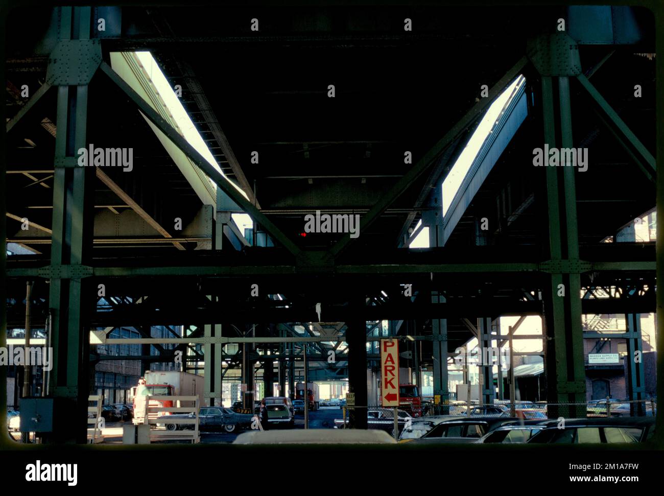 Under the 'El' at North Station at 'Causeway Street' , Mass transit ...