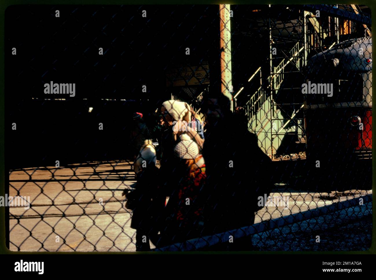 Under the 'El' at North Station at 'Causeway Street' , Mass transit ...