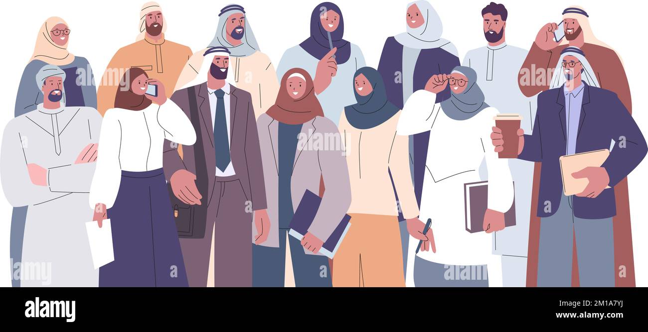 Islamic business women Stock Vector Images - Alamy