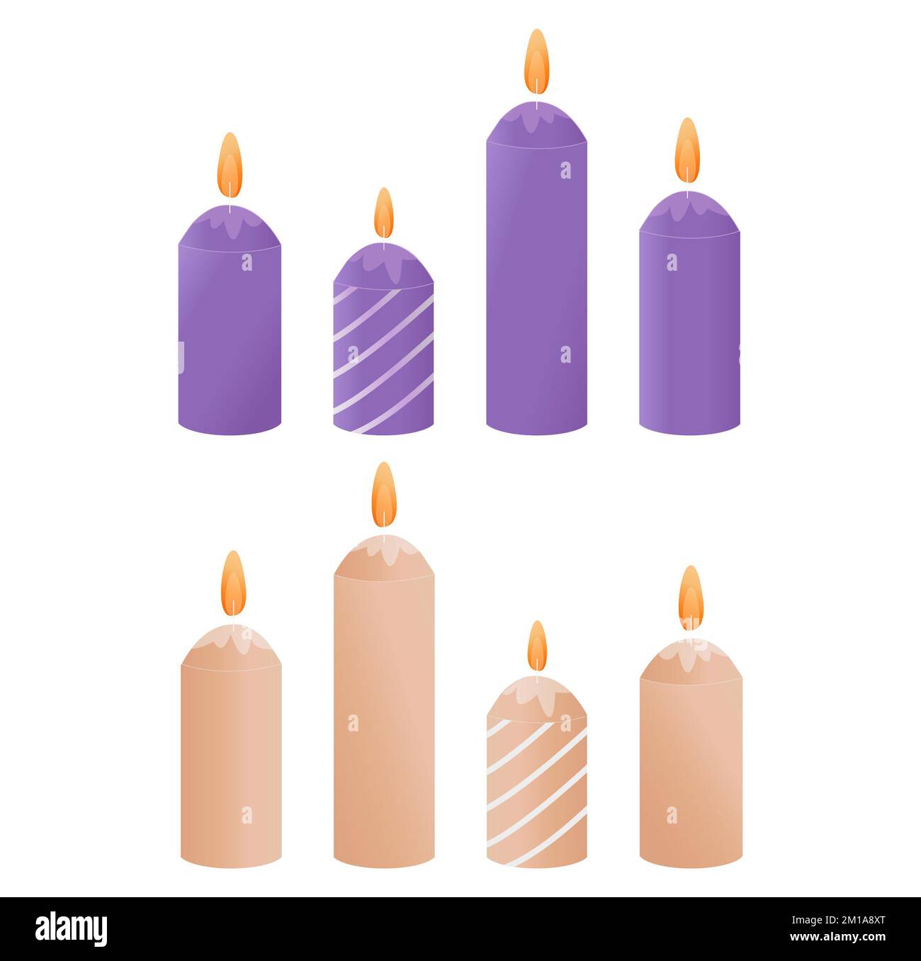 Candle asset Cut Out Stock Images & Pictures - Alamy