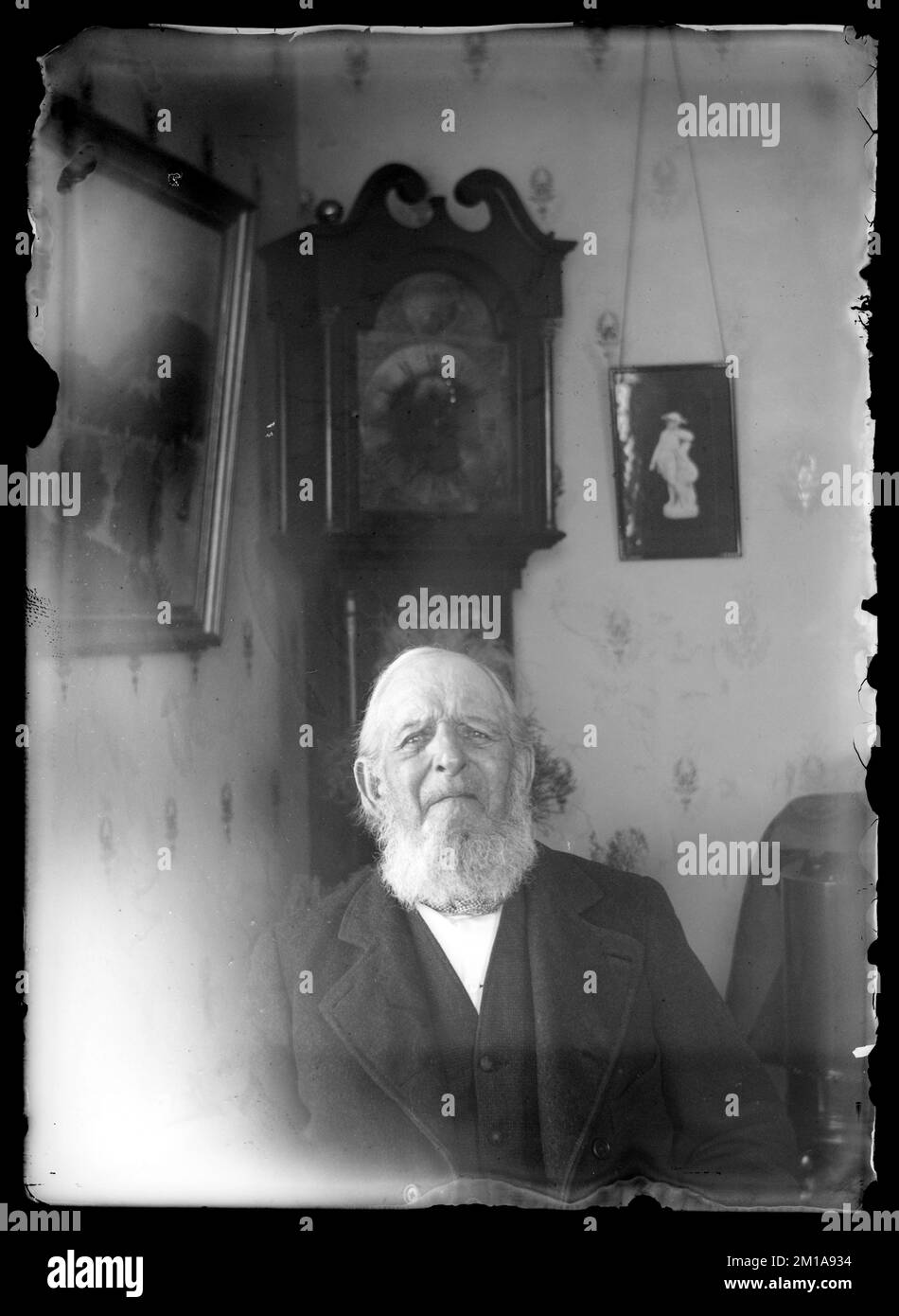 Unidentified man , People. Hingham Public Library Glass Slide ...
