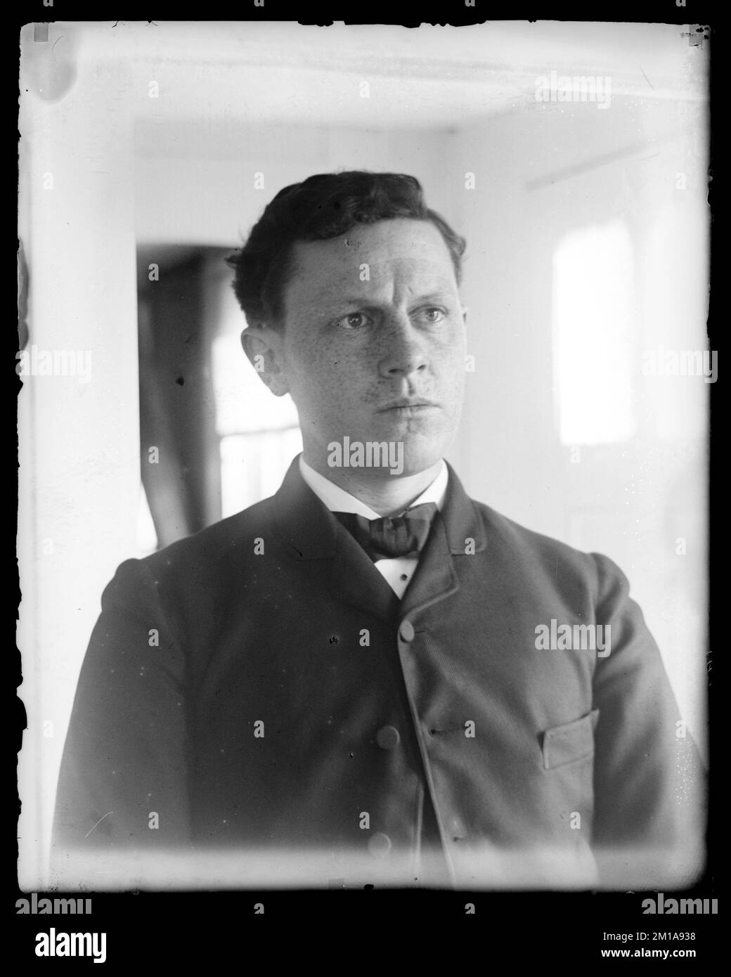Unidentified man , People. Hingham Public Library Glass Slide ...