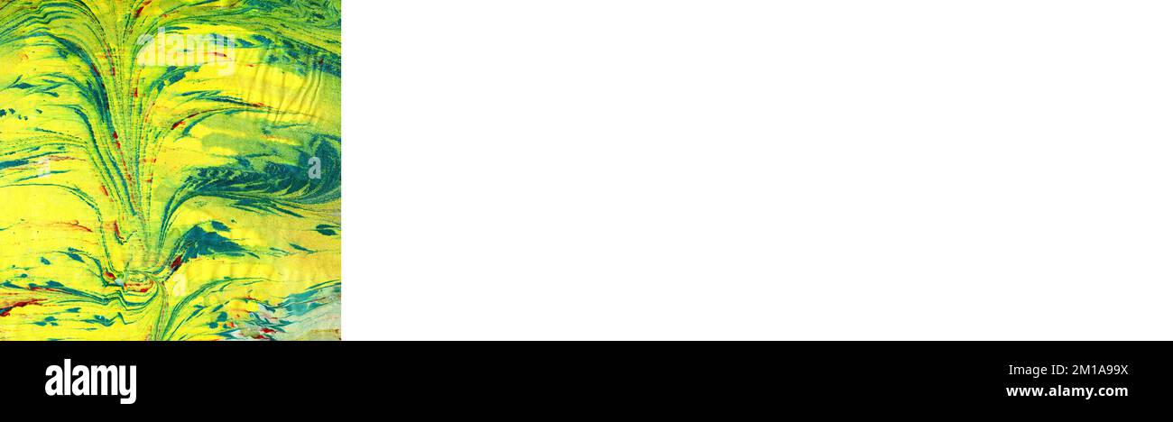 Ebru marbling handmade art, traditional Turkish Ebru technique ...