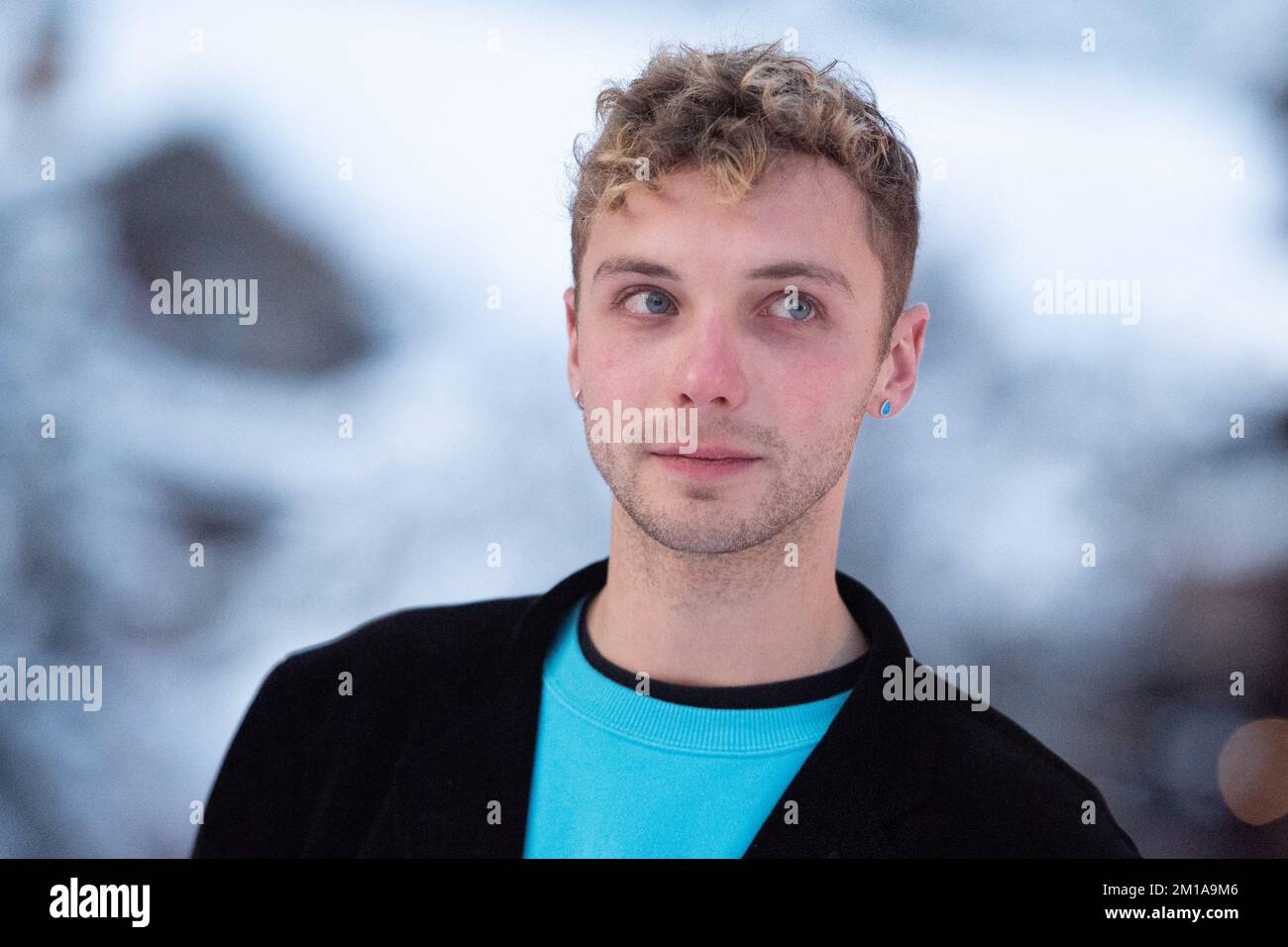 Les Arcs, France. 11th Dec, 2022. Jeremy Gillet attending a portrait ...