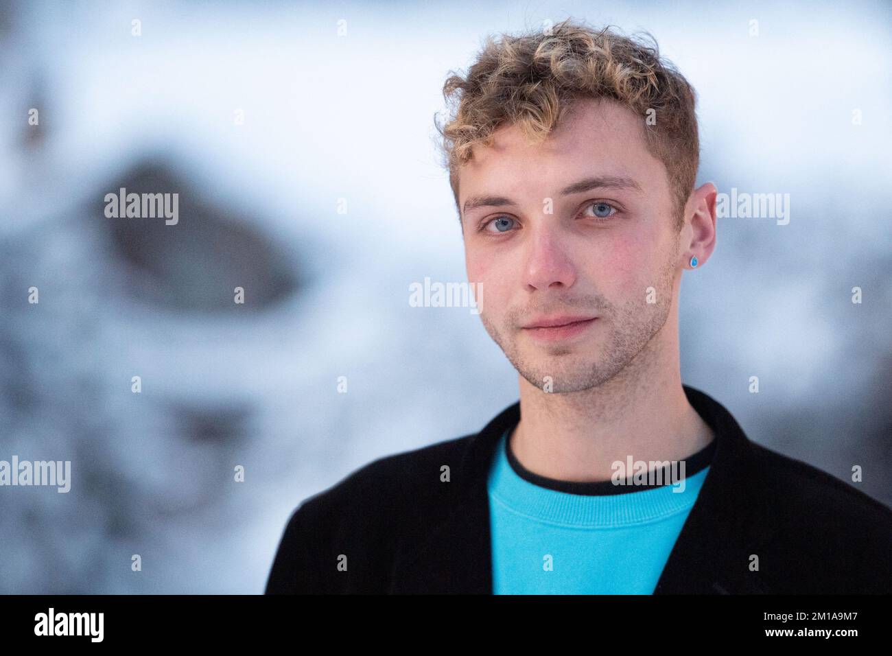 Les Arcs, France. 11th Dec, 2022. Jeremy Gillet attending a portrait ...