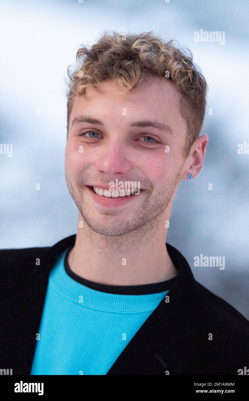 Les Arcs, France. 11th Dec, 2022. Jeremy Gillet attending a portrait ...