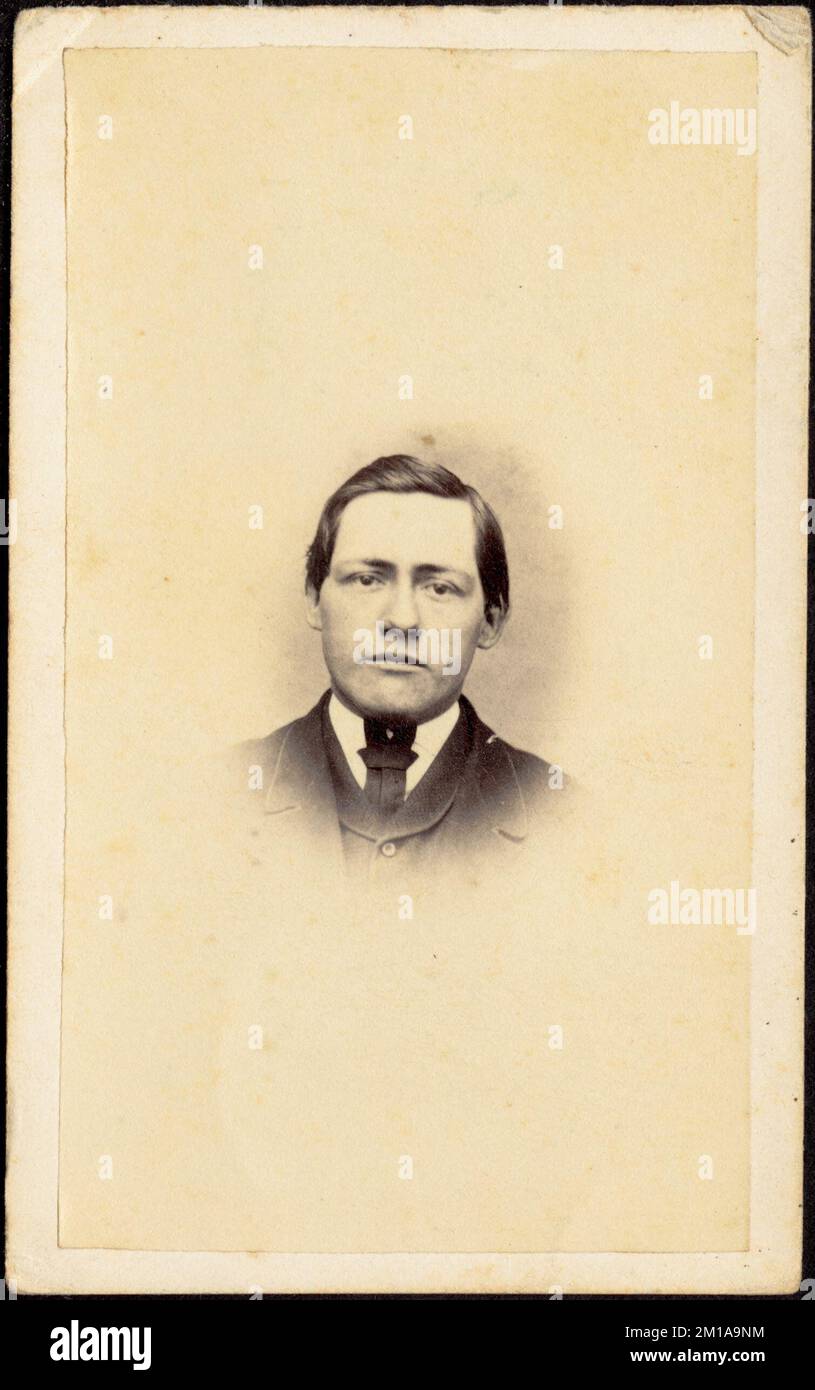 Unidentified man , Carte de Visite Collection Stock Photo - Alamy
