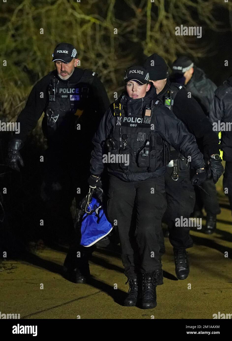 Police at the scene in Babbs Mill Park in Kingshurst, Solihull after a ...
