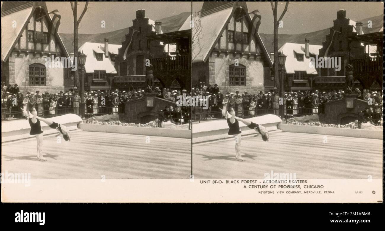 Unit BF-O. Black Forest - acrobatic skaters , Ice skating, Spectators ...