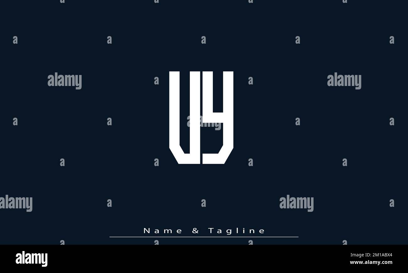 Alphabet letters Initials Monogram logo UY , YU Stock Vector Image ...