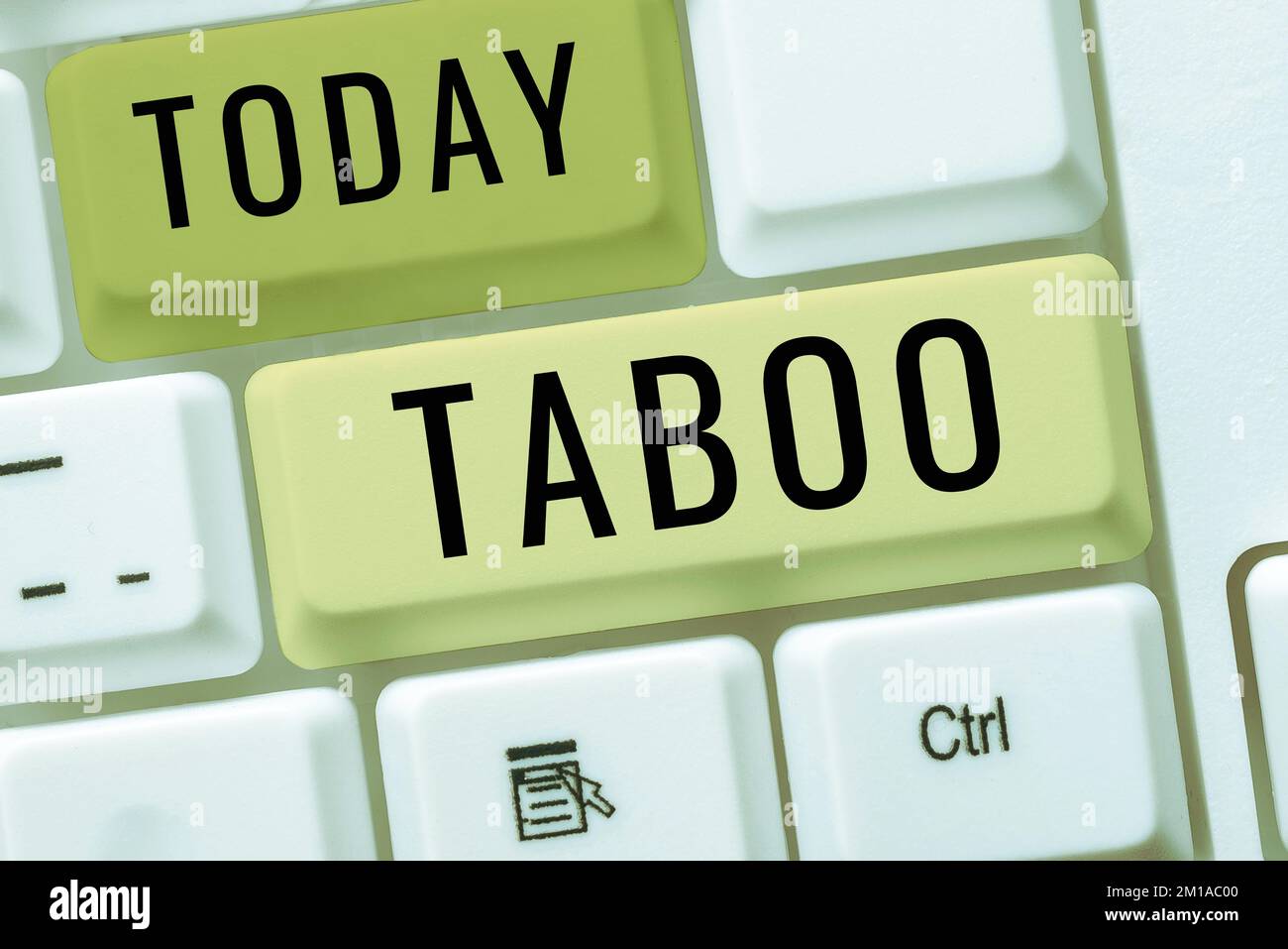 Text caption presenting Taboo. Business overview a social or religious ...