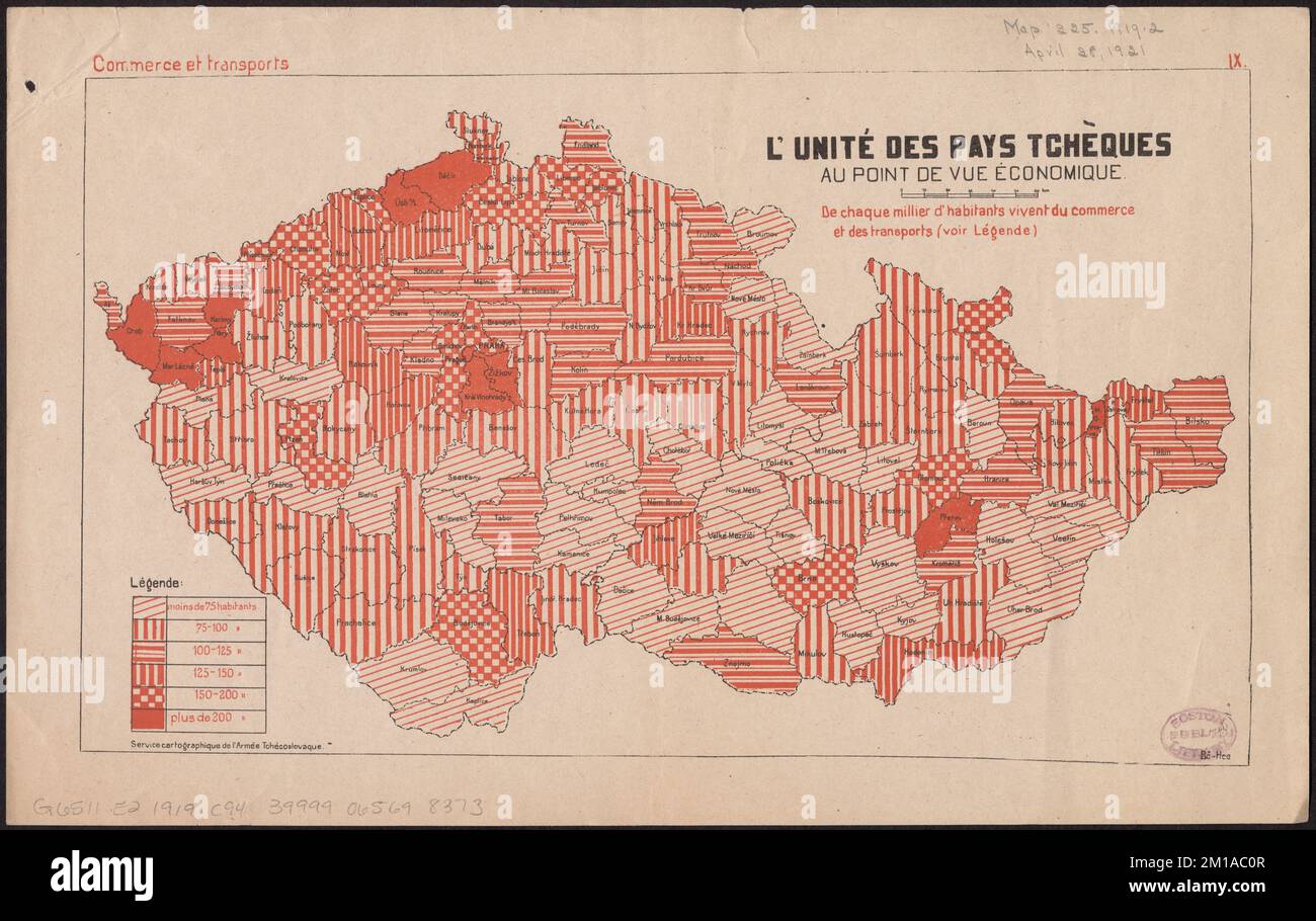 L'unité des pays Tchèques au point de vue économique : IX. Commerce et transports , Industries ...