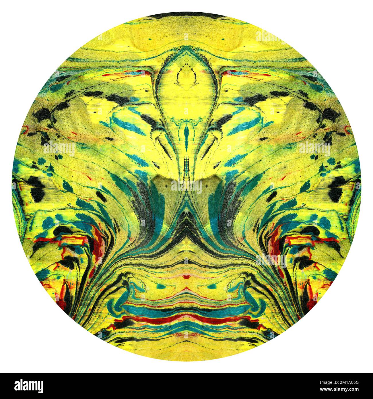 Ebru marbling handmade art, traditional Turkish Ebru technique ...