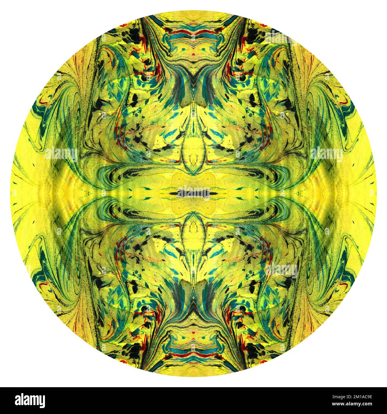 Ebru marbling handmade art, traditional Turkish Ebru technique ...