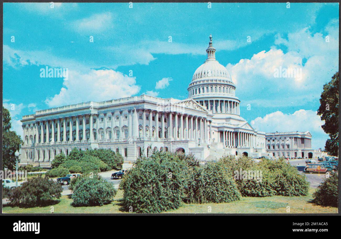 The United States Capitol, Washington, D. C. , Capitols, Tichnor ...