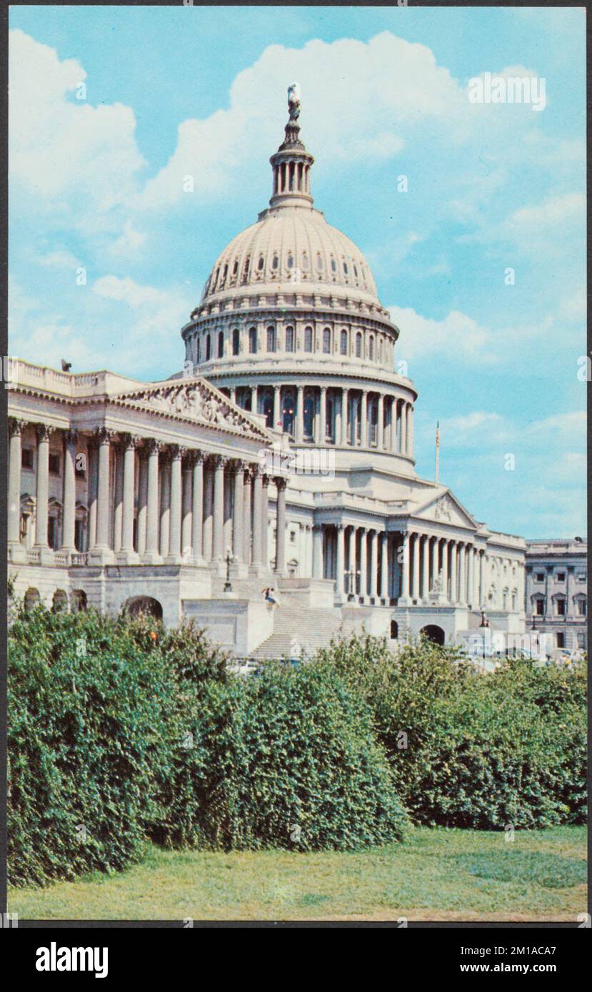 The United States Capitol, Washington, D. C. , Capitols, Tichnor ...