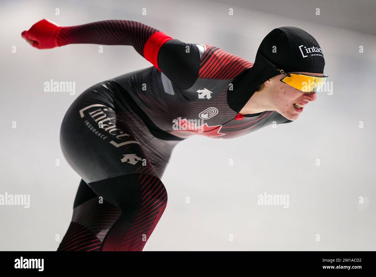 CALGARY, CANADA - DECEMBER 11: Alexa Scott of Canada competing on the ...