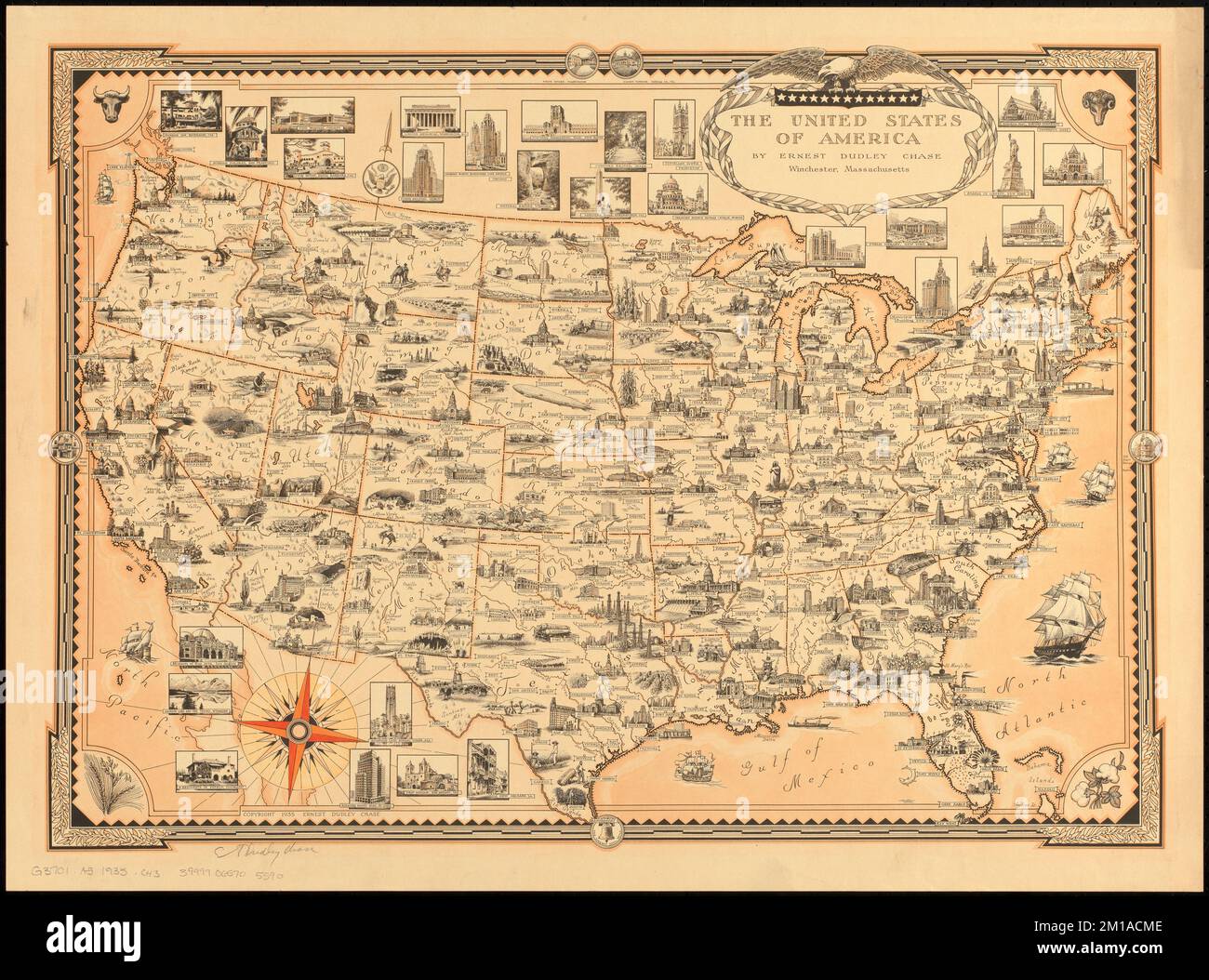 The United States of America , United States, Maps Norman B. Leventhal ...