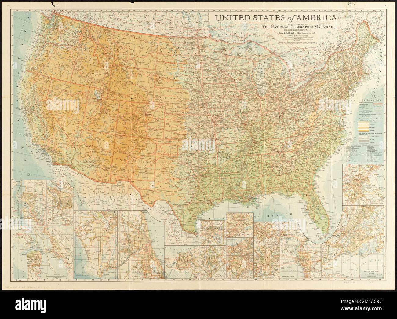United States of America , United States, Maps Norman B. Leventhal Map ...