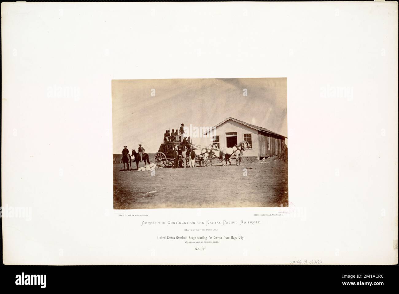 United States Overland Stage starting for Denver from Hays City, 289 ...