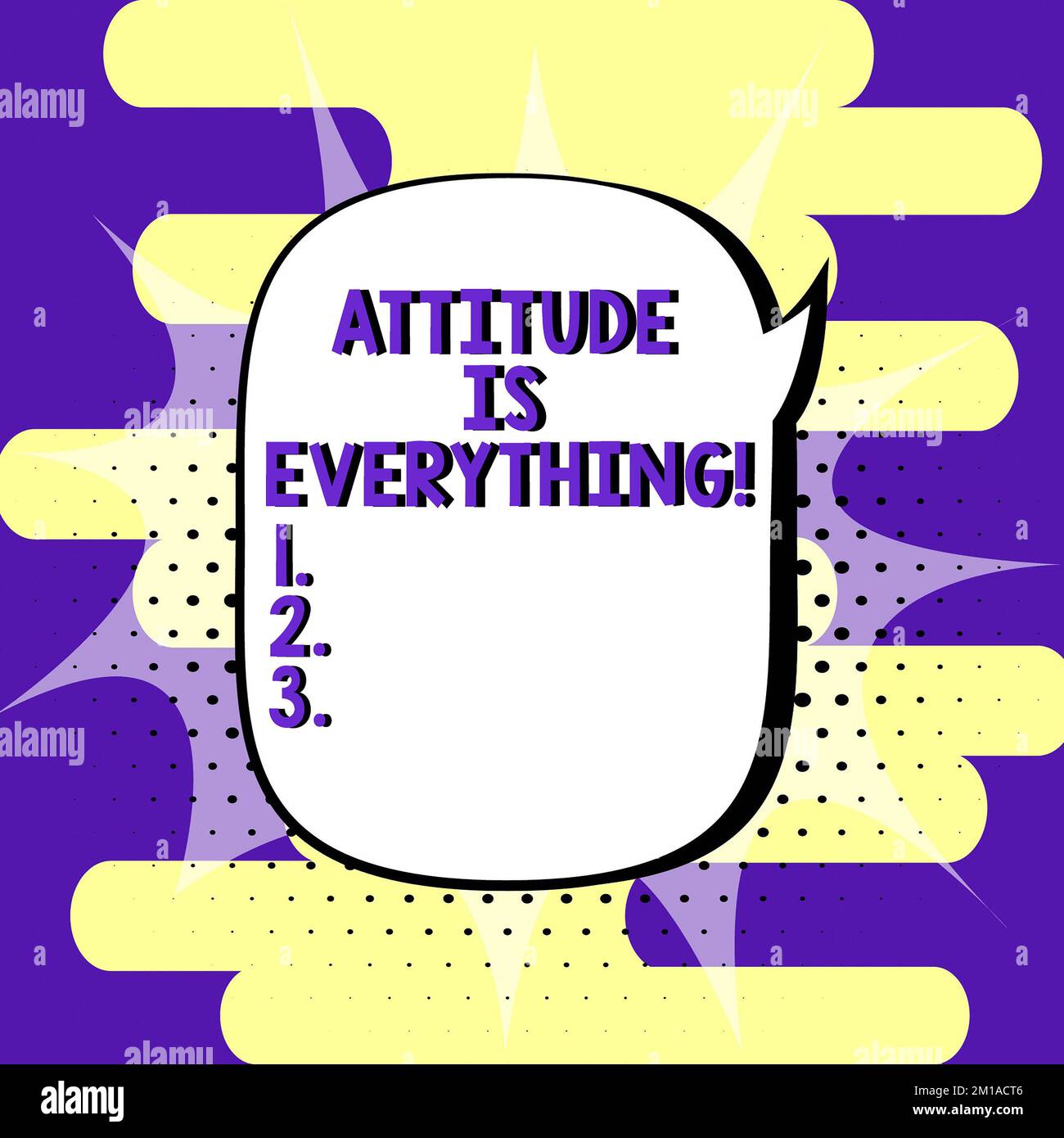 Text sign showing Attitude Is Everything. Business idea Personal ...