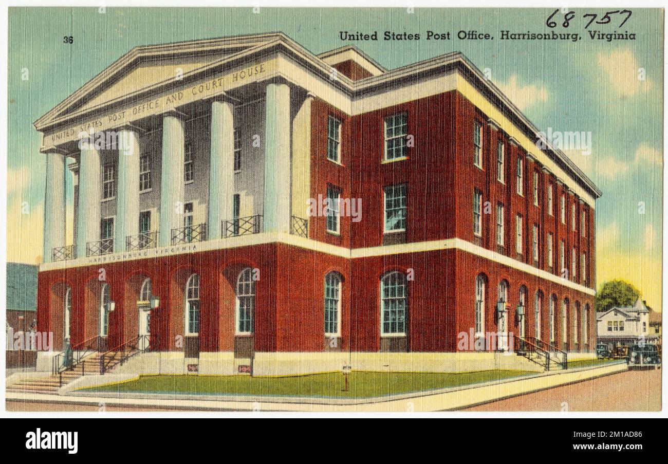 United States Post Office, Harrisonburg, Virginia , Post offices ...