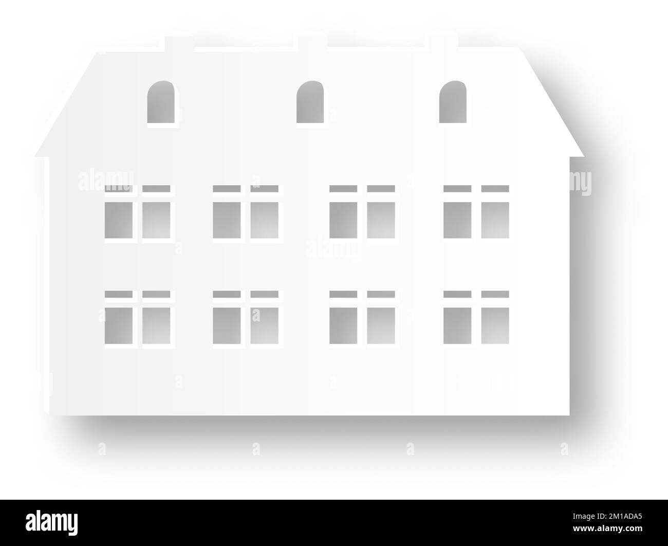 Origami city Cut Out Stock Images & Pictures - Alamy
