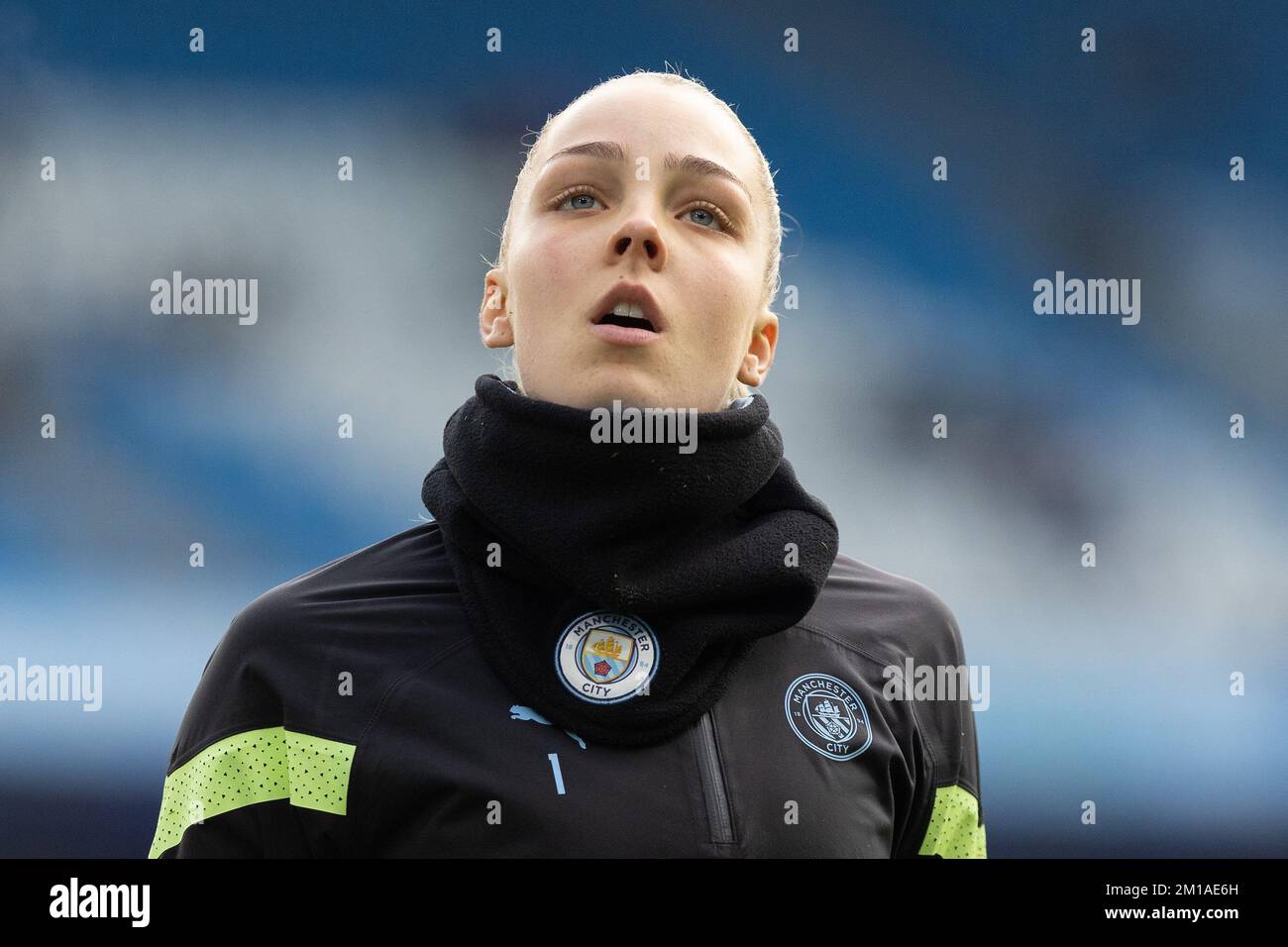 Ellie Roebuck #1 of Manchester City before the The FA Women's Super ...