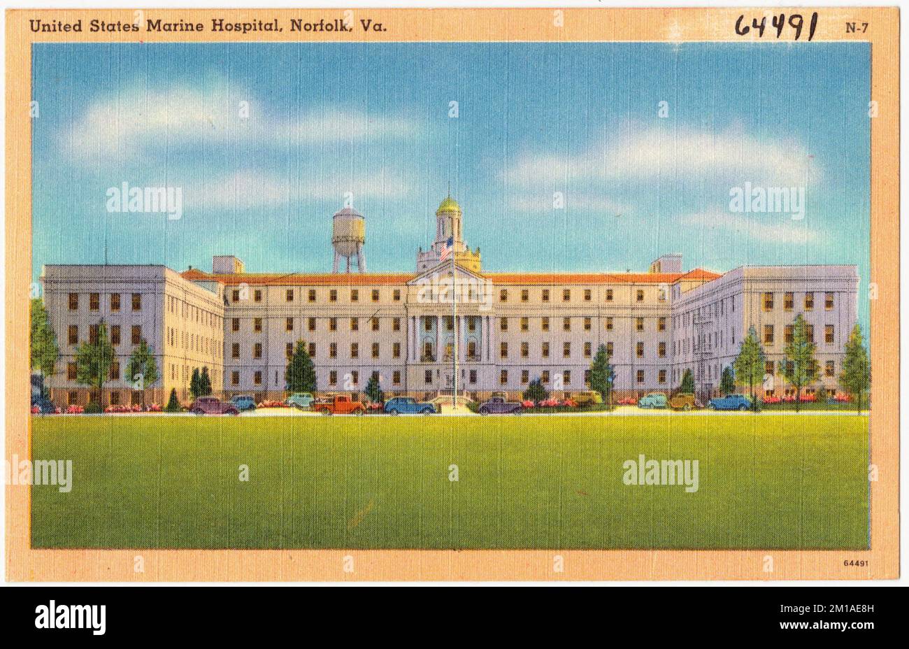 Untied States Marine Hospital, Norfolk, Va. , Hospitals, Tichnor ...