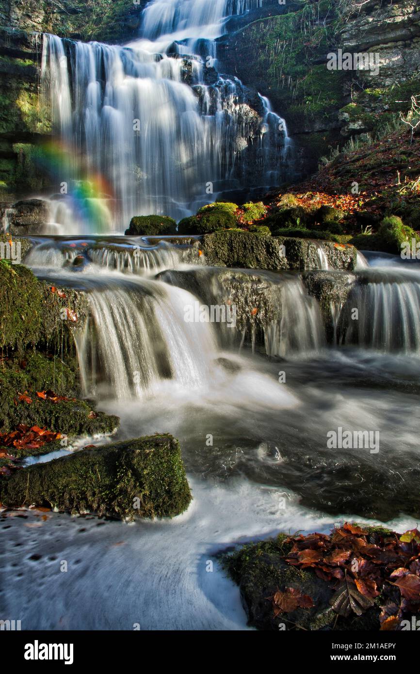 Scaleber Force , A beautiful waterfall in the Yorkshire Dales national ...
