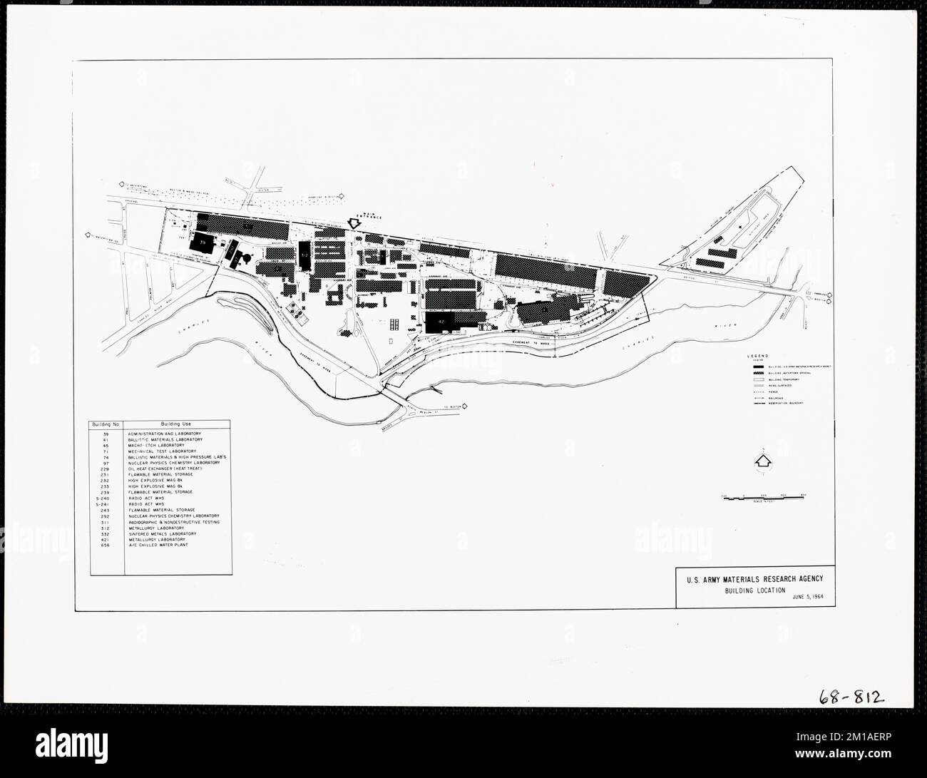 U.S. Army Materials Research Agency building location , Architectural ...