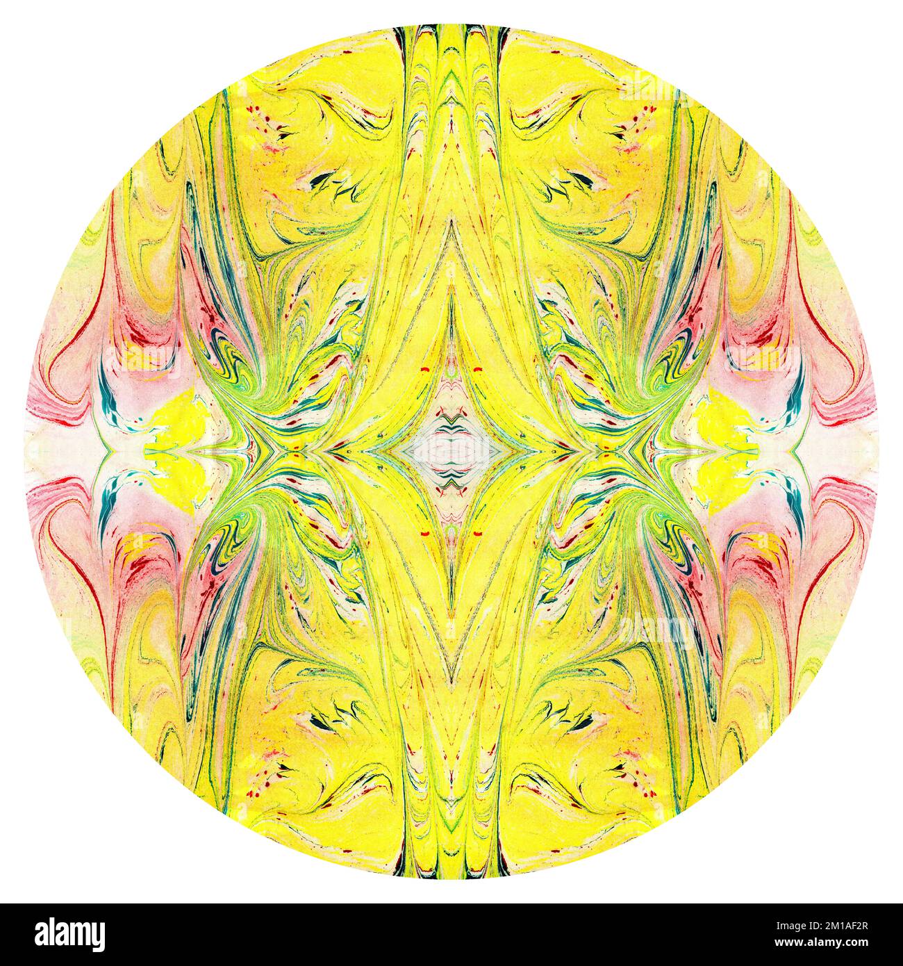 Ebru marbling handmade art, traditional Turkish Ebru technique ...