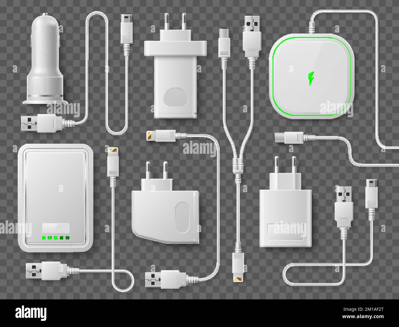 Battery connectors Stock Vector Images - Alamy