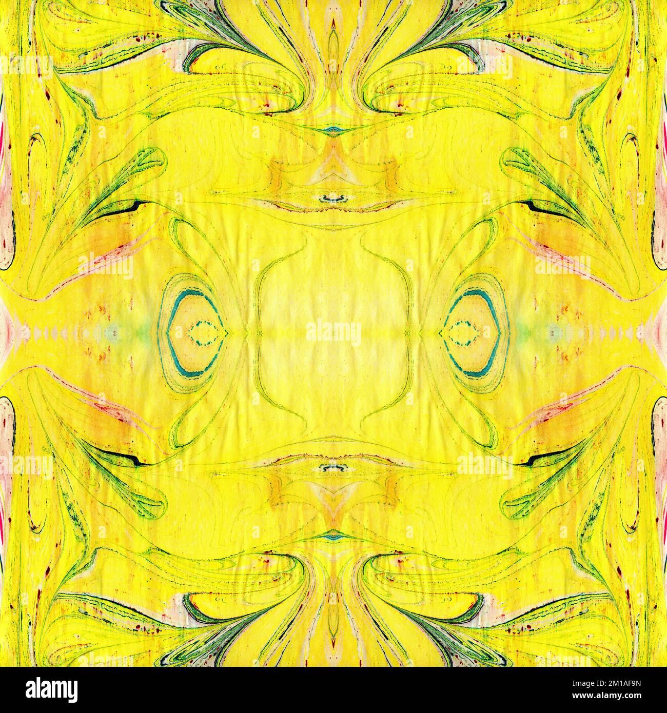 Ebru marbling handmade art, traditional Turkish Ebru technique ...