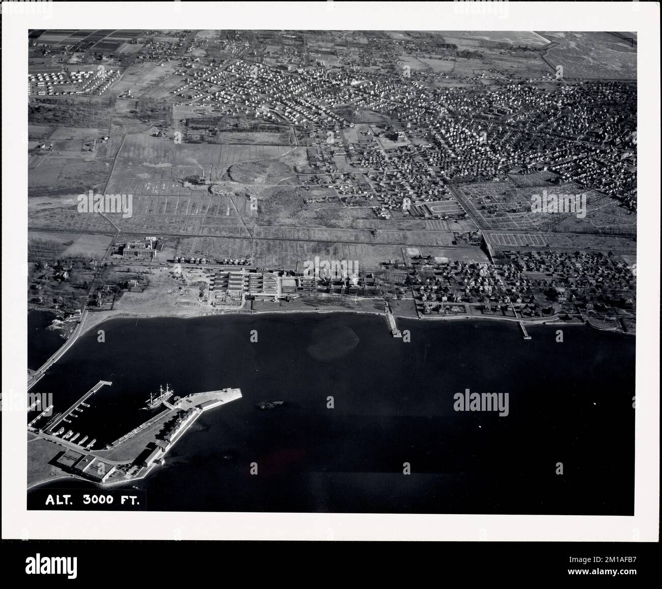U.S. Naval Hospital, Newport, RI-view from west 3000 ft. , Naval ...