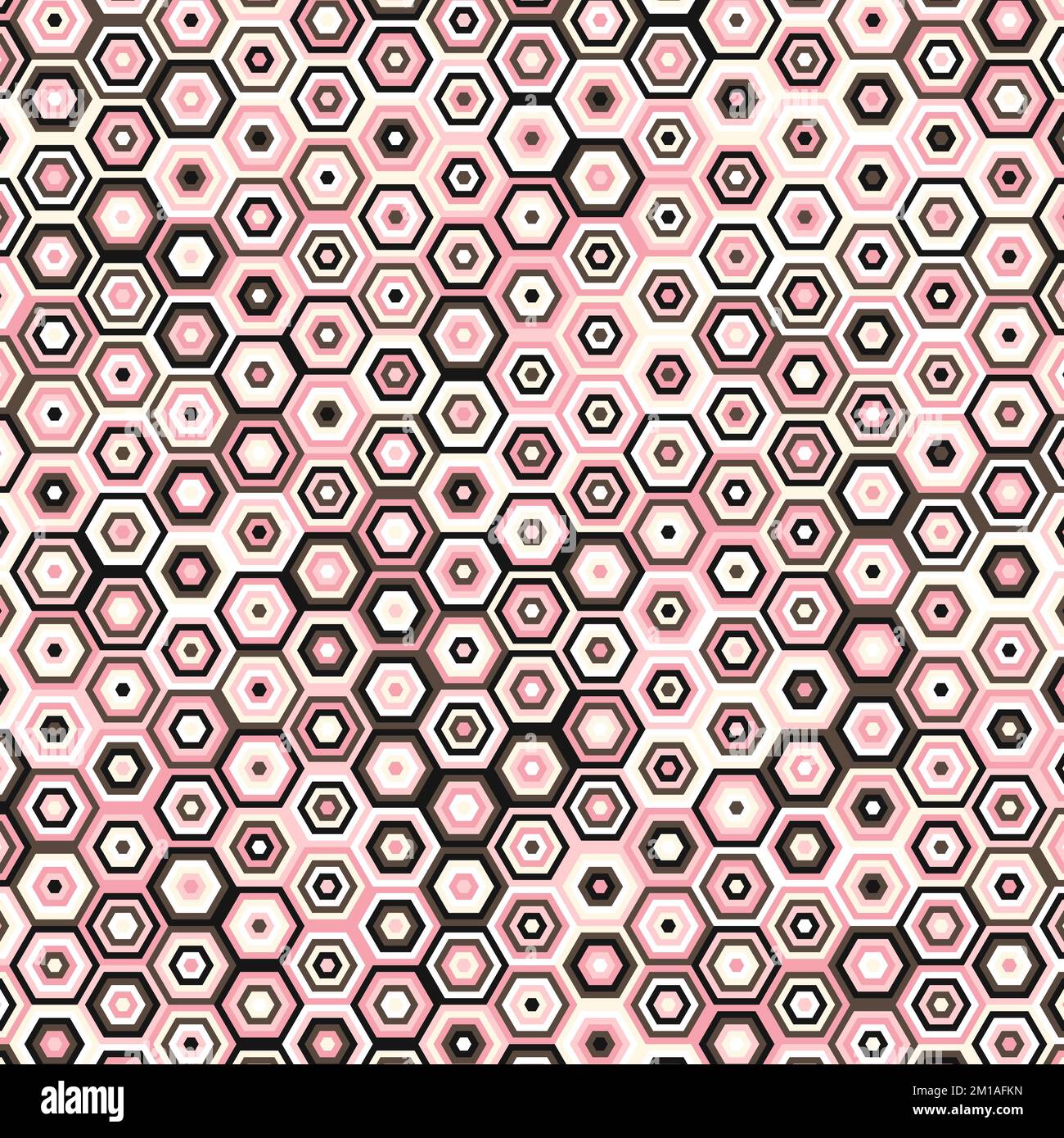 Hexagonal Maze generative pattern illustration Stock Vector Image & Art ...