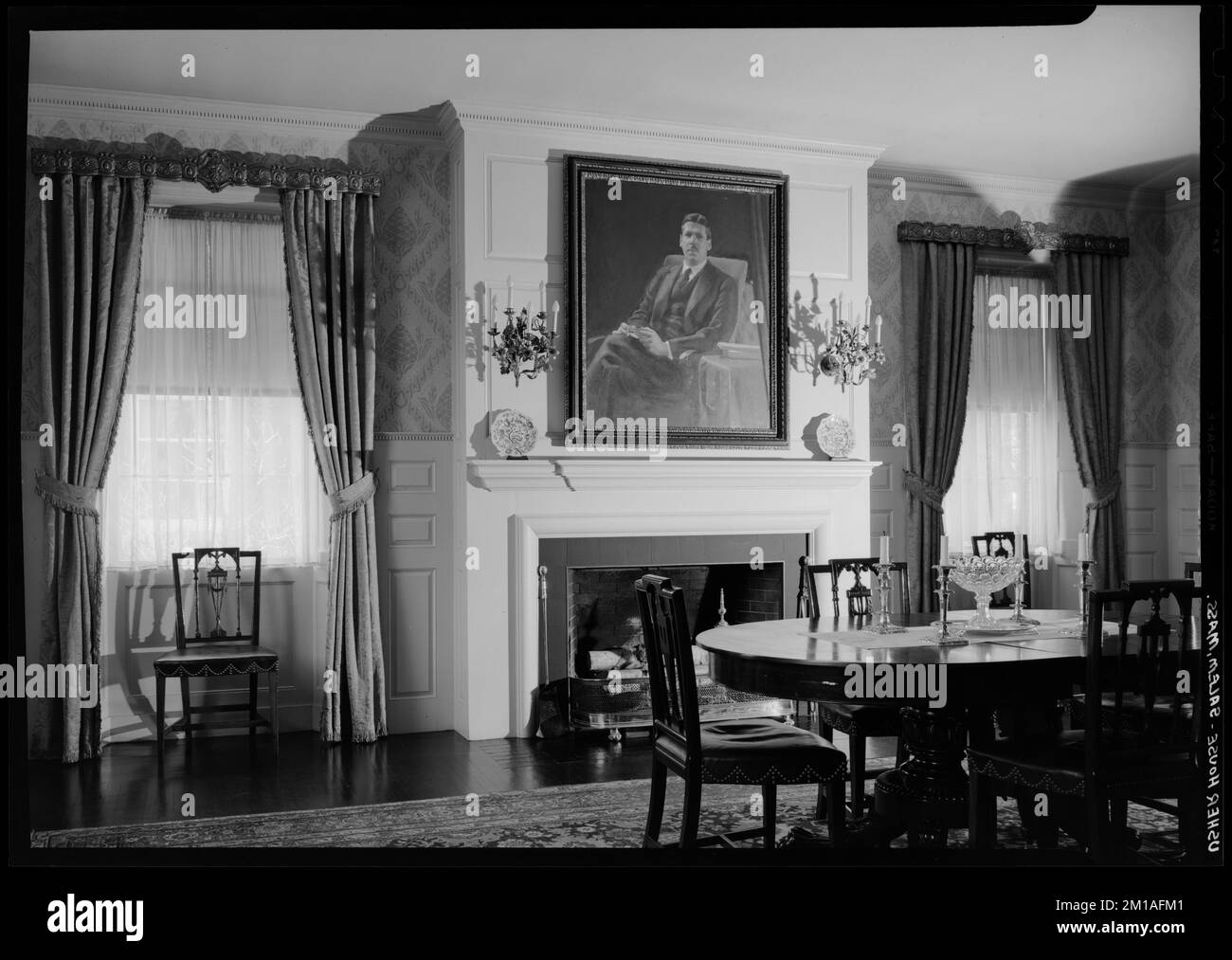 Usher House, interior , Architectural elements, Interiors. Samuel ...