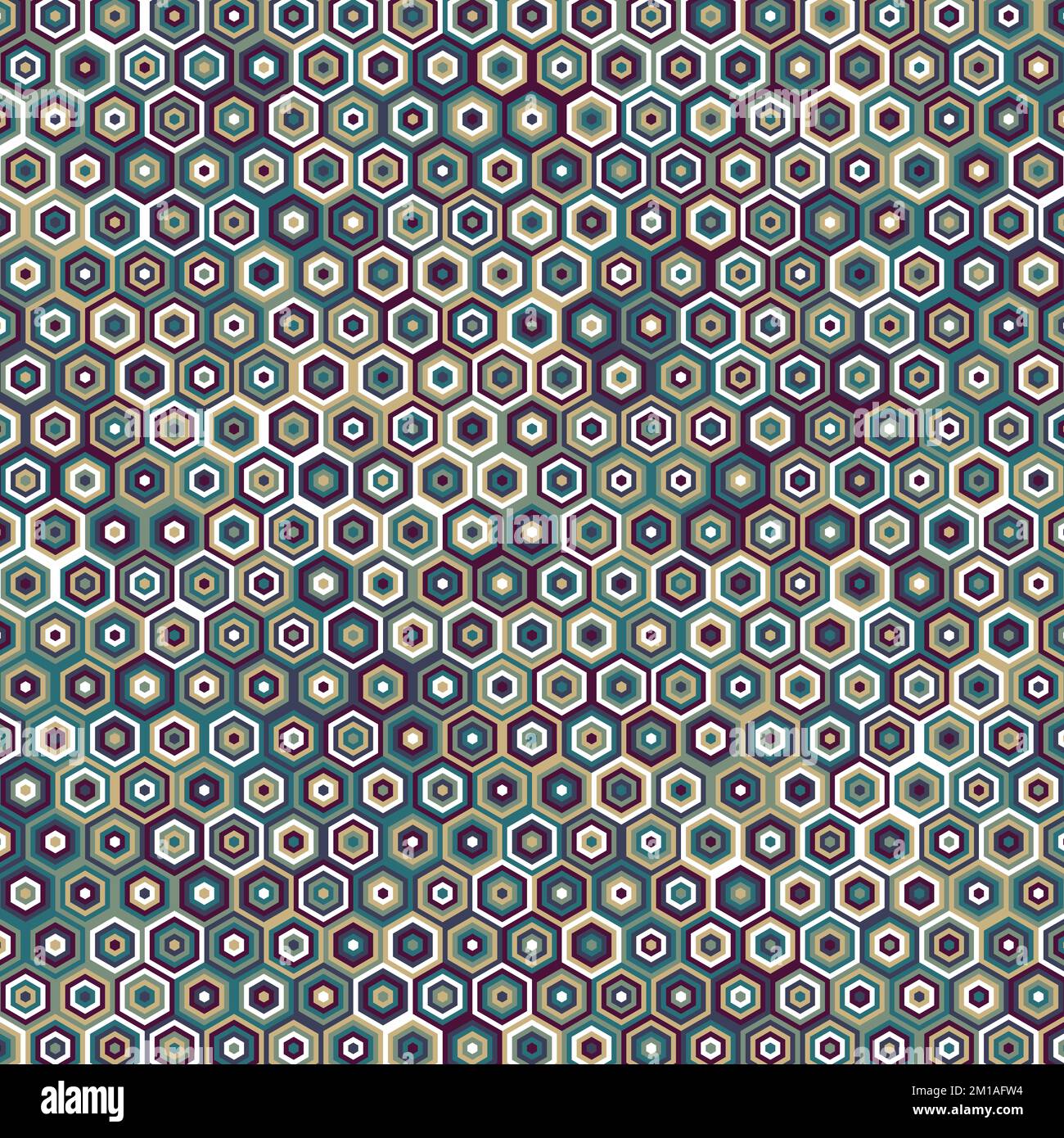 Hexagonal Maze generative pattern illustration Stock Vector Image & Art ...