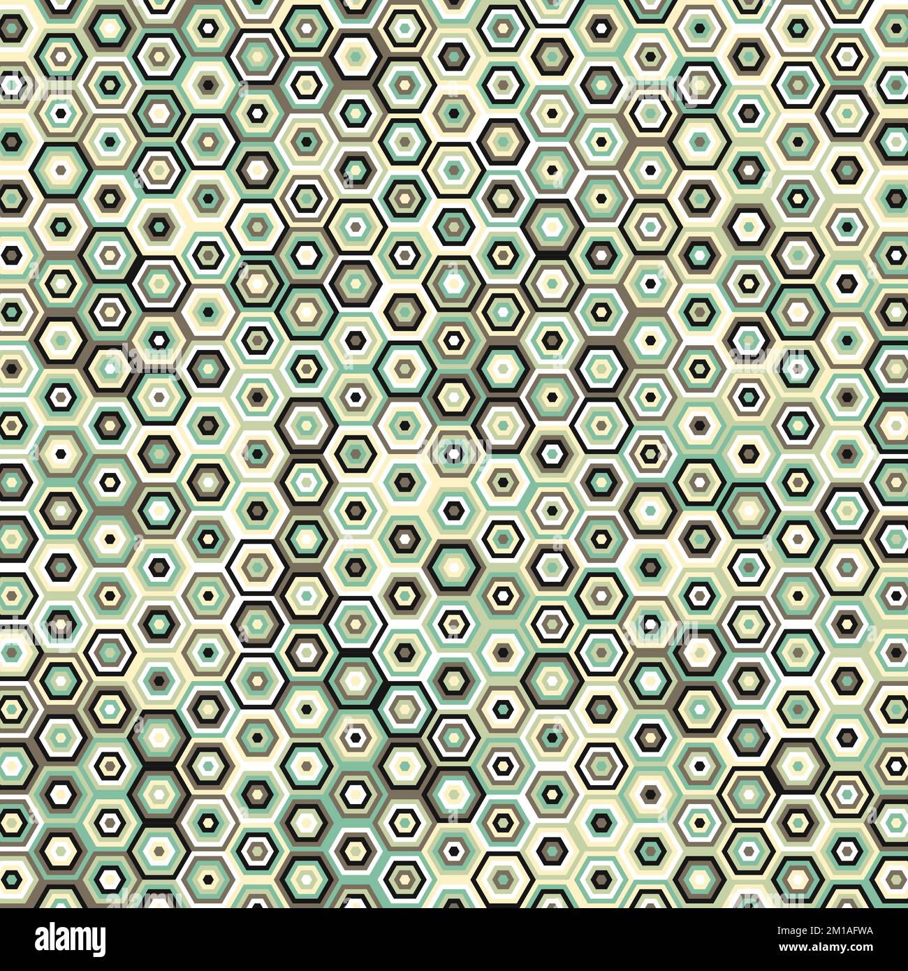 Hexagonal Maze generative pattern illustration Stock Vector Image & Art ...