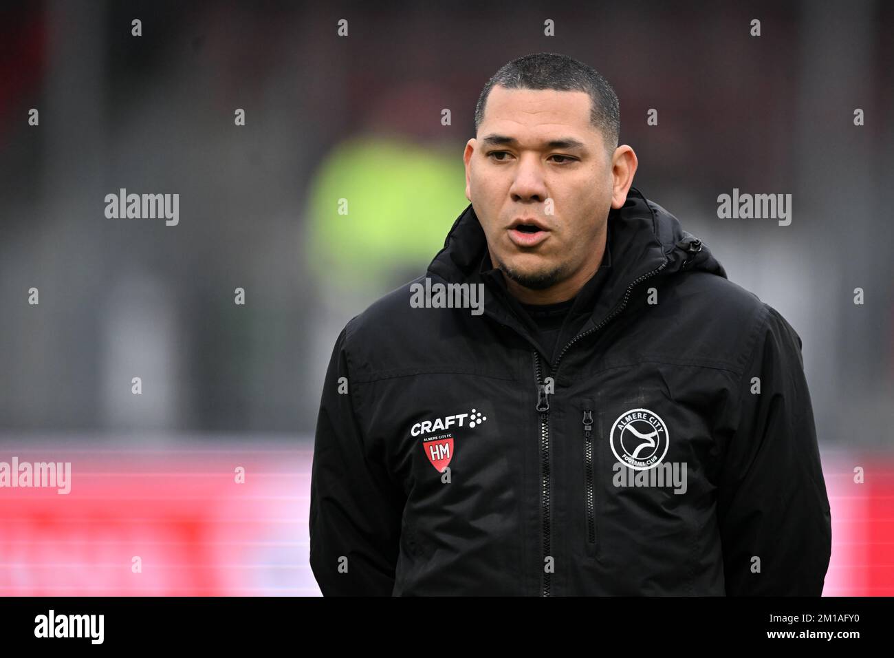 ALMERE - Almere City FC assistant coach Hedwiges Maduro during the ...