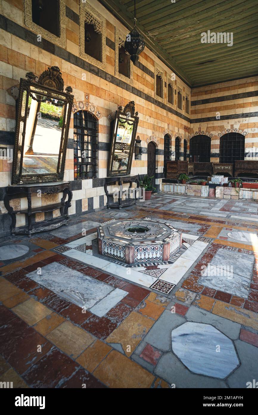 Al Azem Palace (Palace of As'ad, Pasha al-'Azm) Damascus, Syria Stock ...