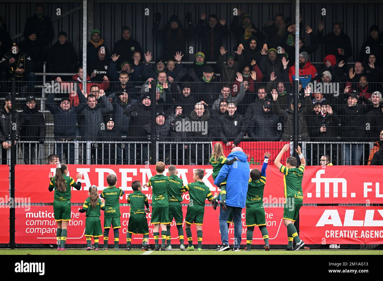 ALMERE - ADO Den Haag supporters during the Dutch Kitchen Champion ...