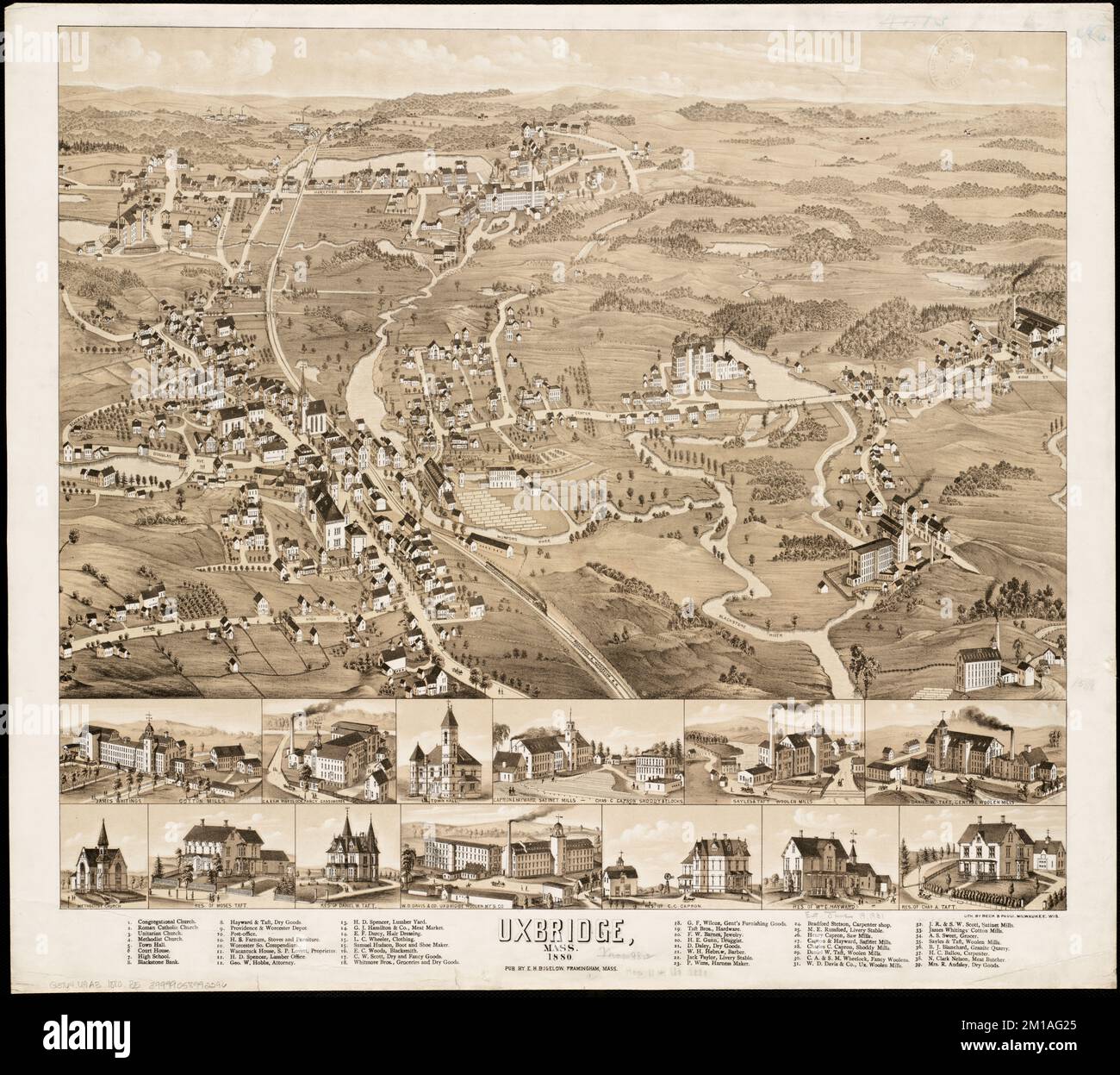 Map of uxbridge hi-res stock photography and images - Alamy
