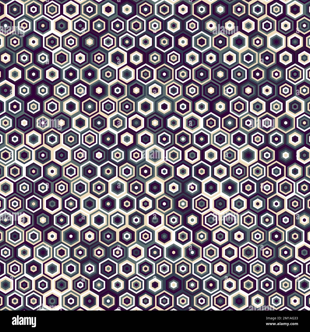 Hexagonal Maze generative pattern illustration Stock Vector Image & Art ...