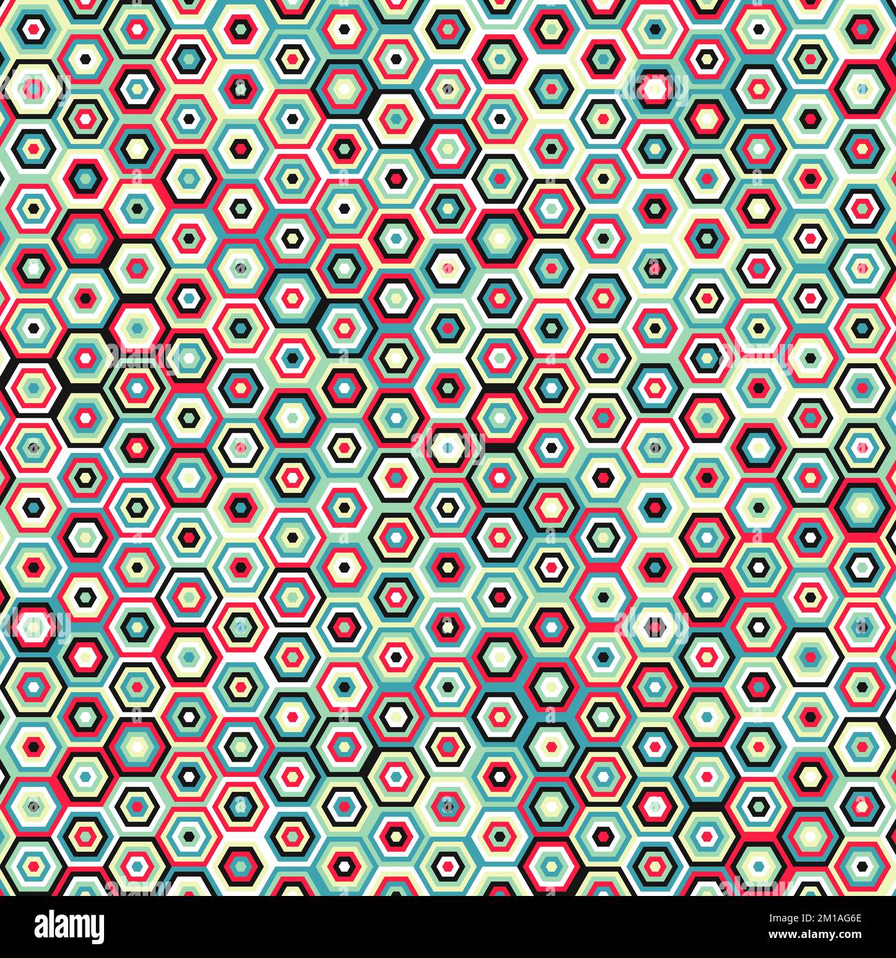 Hexagonal Maze generative pattern illustration Stock Vector Image & Art ...